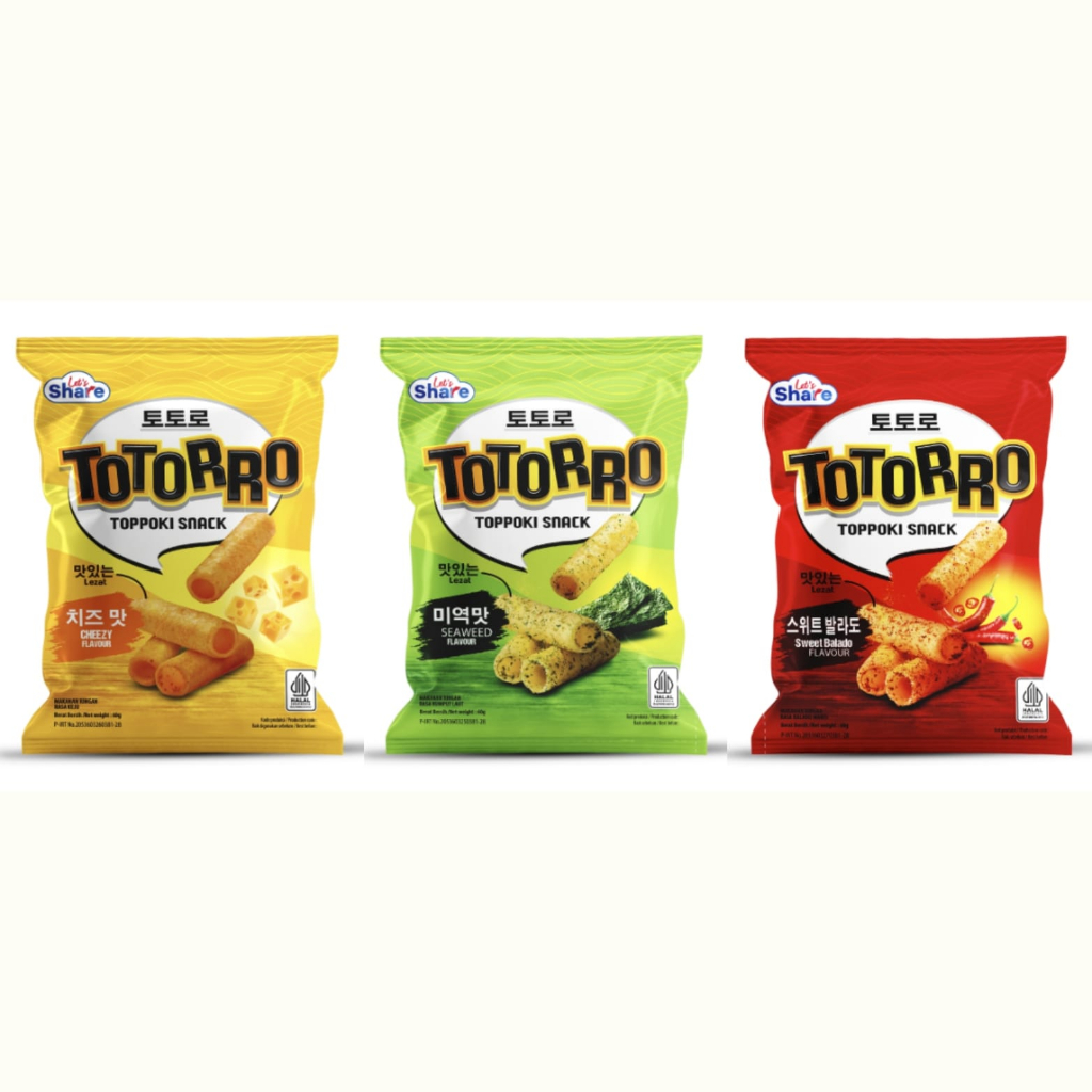 Jual Totorro Snack Toppoki 60 gr | Shopee Indonesia