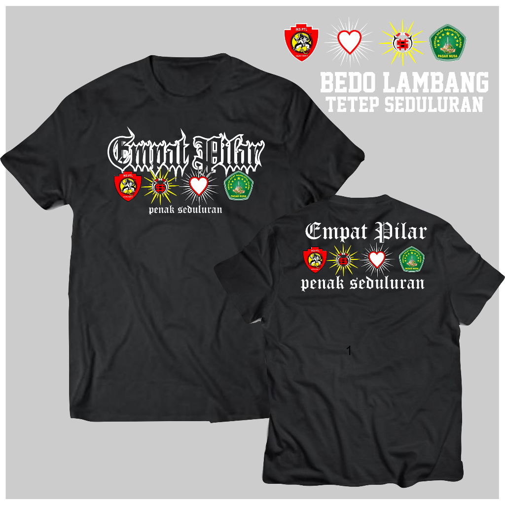 Jual Kaos Empat Pilar Pencak Silat Indonesia Kaos Pencak KAOS PSHT KAOS ... Jual Kaos Empat Pilar Pencak Silat Indonesia Kaos Pencak KAOS PSHT KAOS ...