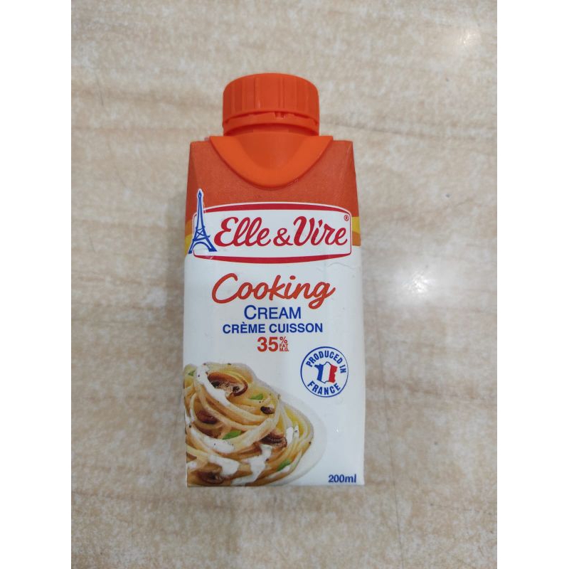 Jual Cooking Cream Elle & Vire 200 ml | Shopee Indonesia