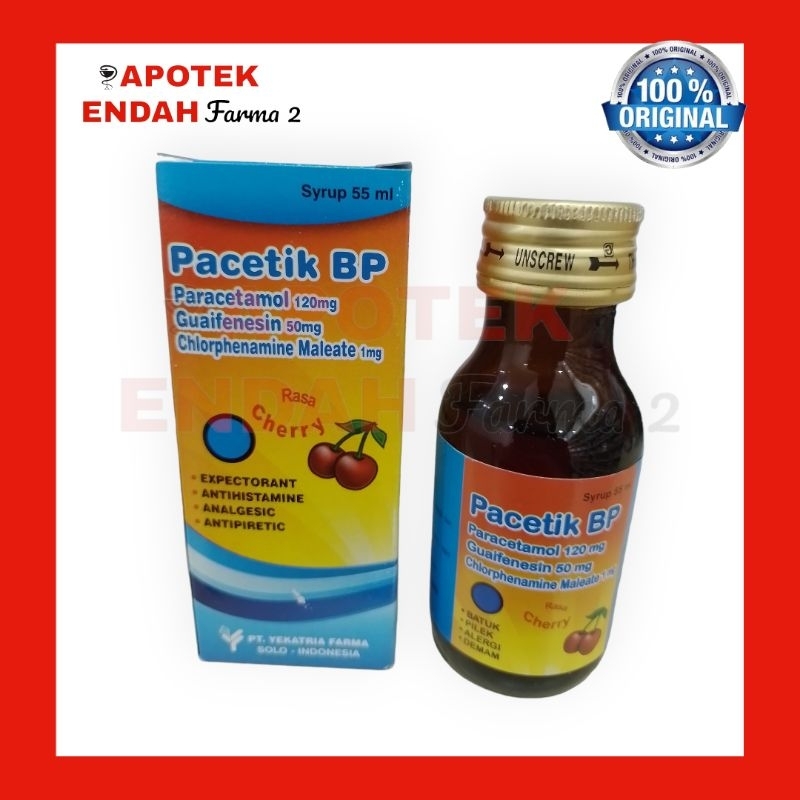 Jual PACETIK BP SIRUP 60ML untuk demam & batuk | Shopee Indonesia