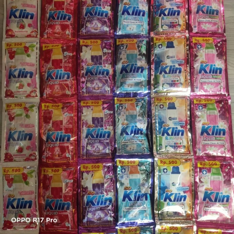 Jual Soklin liquit 20ml kemasan 500 an (12pcs) | Shopee Indonesia