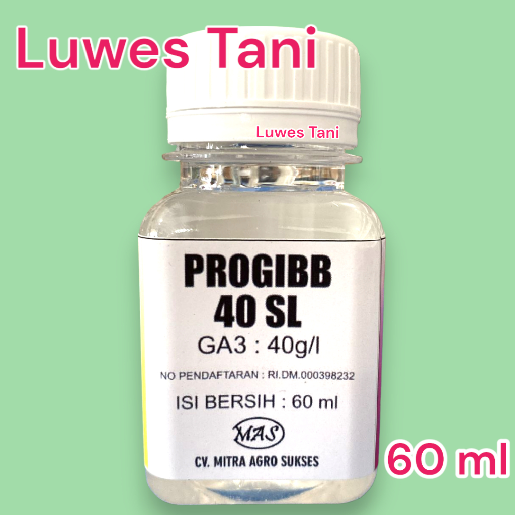 Jual PROGIB 40 SL 60ML CAIR GA3 zpt pemacu pertumbuhan tanaman | Shopee ...