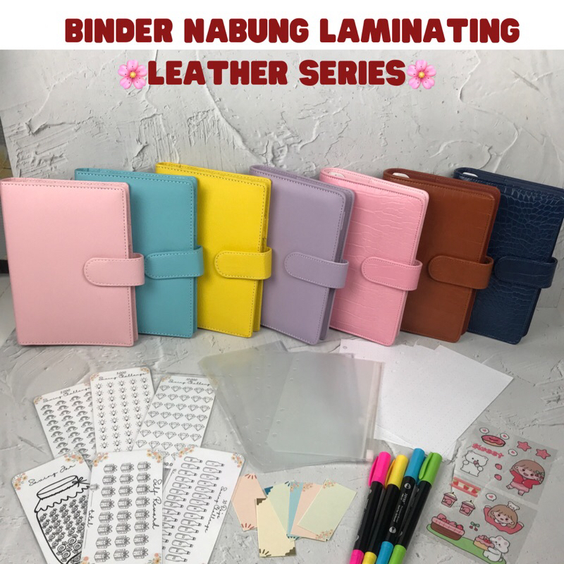 Jual PAKET LENGKAP BINDER NABUNG VELLUM PAPER LLAMINATING A6 LEATHER ...