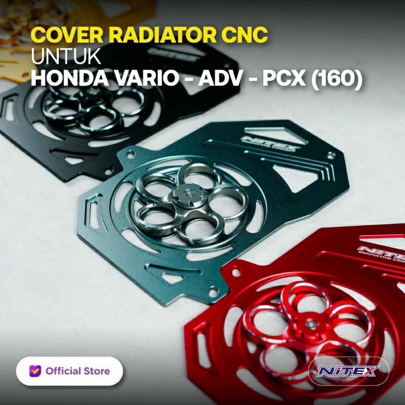Jual NITEX Cover Radiator + Kipas Alumunium CNC Vario 160 ADV 160 PCX ...