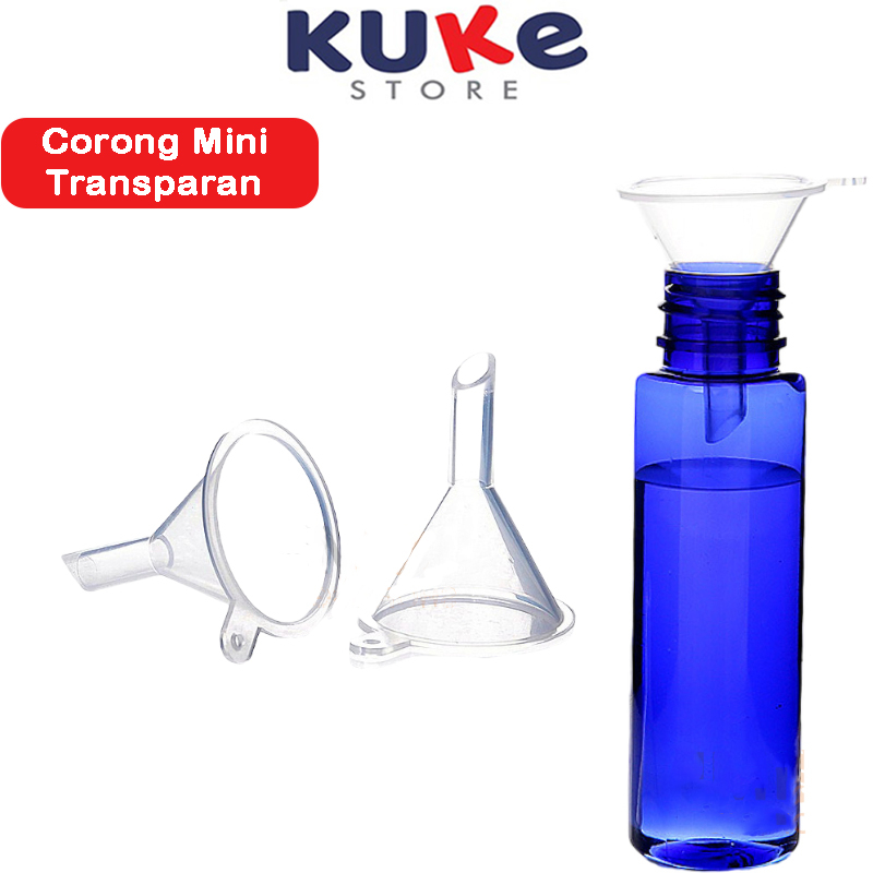 Jual KUKE CORONG MINI PARFUM/CORONG MINI PLASTIK/CORONG MINI TRANSPARAN ...