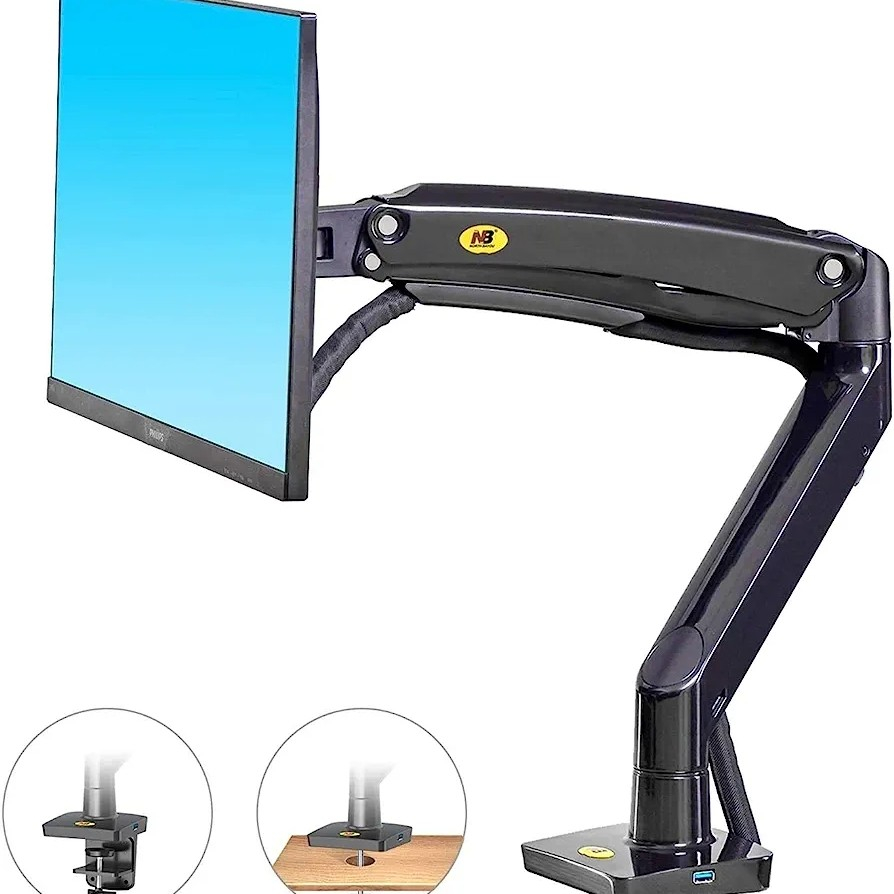 Jual NORTH BAYOU F100A - Ergonomic Desk Bracket Monitor 22 - 35" Inch ...