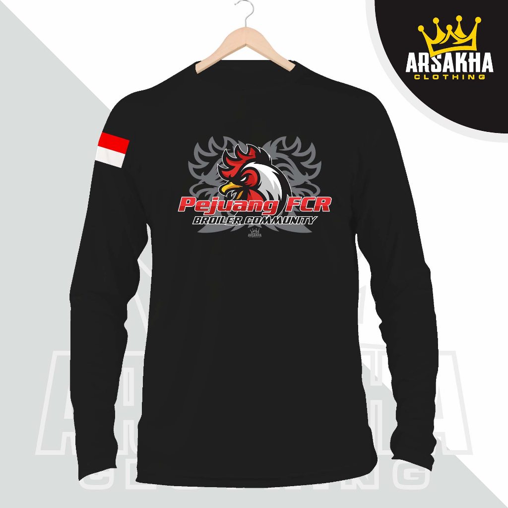 Jual Kaos Pejuang FCR Broiler Community Ayam galak indonesia Baju Kaos ...