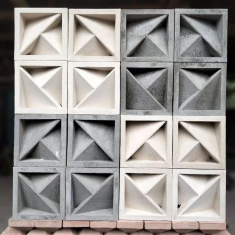 Jual Roster beton Loster minimalis dekorasi rumah pagar fasad desain ...