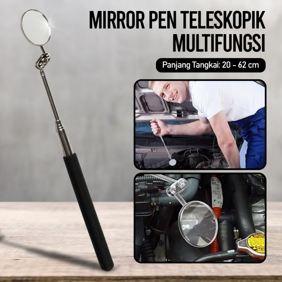 Jual BAGUS BELI Inspection Telescopic Pen Tools Mirror Tongkat kaca Cermin Inspeksi | Shopee ...