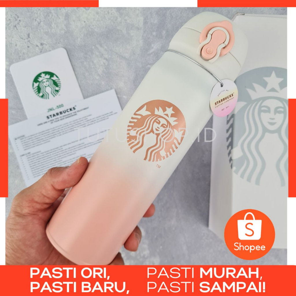Jual STARBUCKS TUMBLER ORIGINAL Grande Botol Minum Thermos Air Panas ...