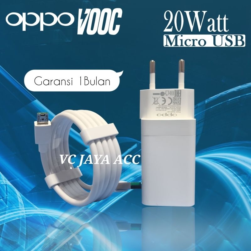 Jual Charger Casan Oppo VOOC Micro USB F3 F5 F7 F9 Pro Find 7 R7 Plus Original Fast Charging 4A ...