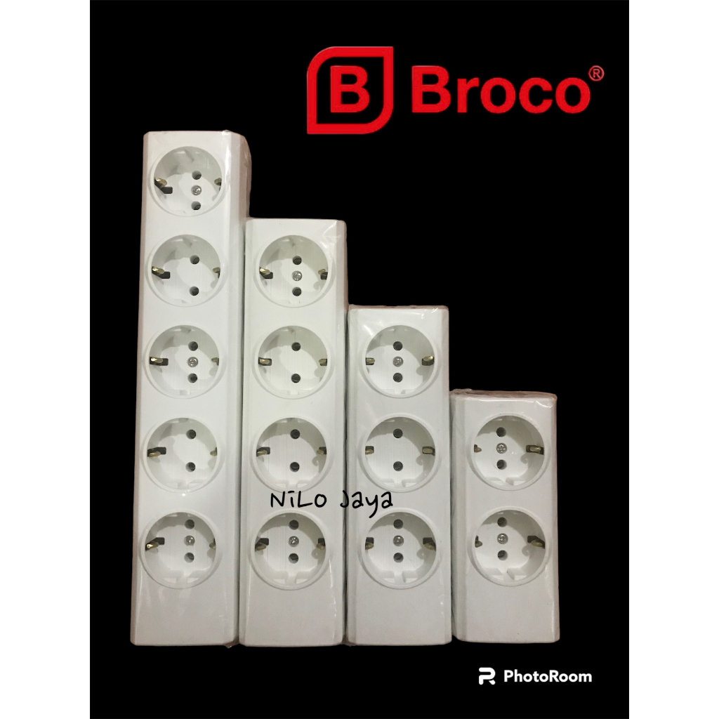 Jual BROCO Stop Kontak Arde 15321 2 Lubang (Non Child Protection ...