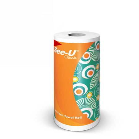 Jual TISSUE SEE-U CLASSIC X-TUFF KITCHEN TOWEL ROLL 1 PLY /TISSUE DAPUR ...