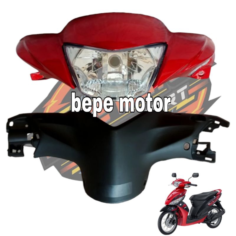 Jual KEPALA 1SET YAMAHA MIO J WARNA MERAH | BATOK KEPALA YAMAHA MIO J ...