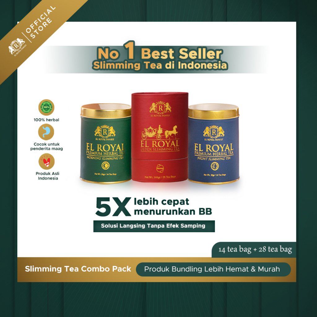 Jual Paket Bundling [1 PAKET EL ROYAL PREMIUM HERBAL TEA & 1 EL ROYAL ...