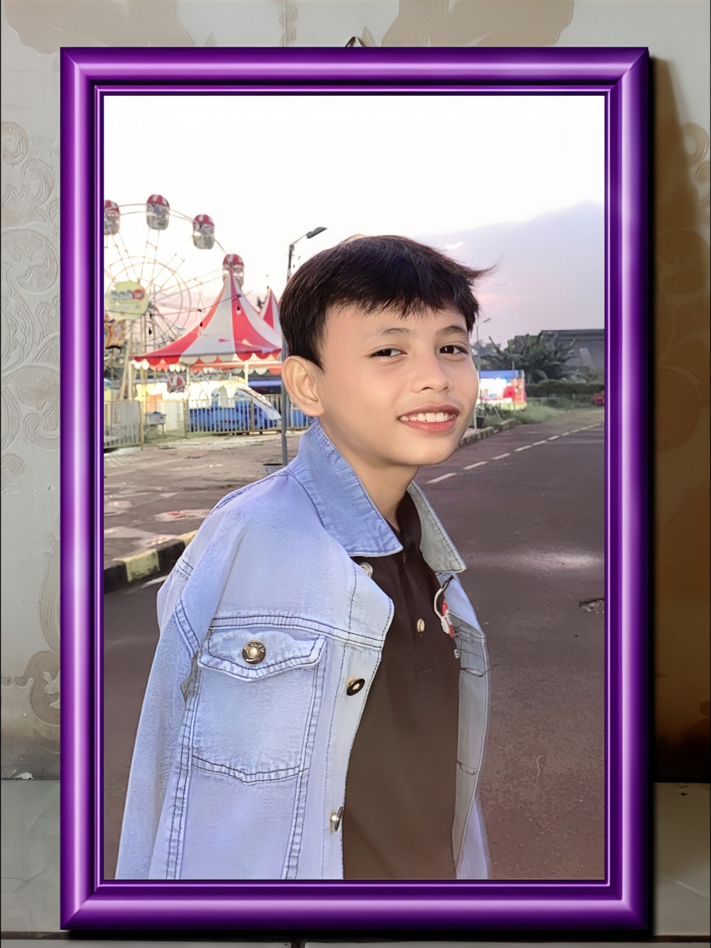 Jual Cetak Foto 20r (30x45) Cm Plus Bingkai Gambar Custom Hiasan ...