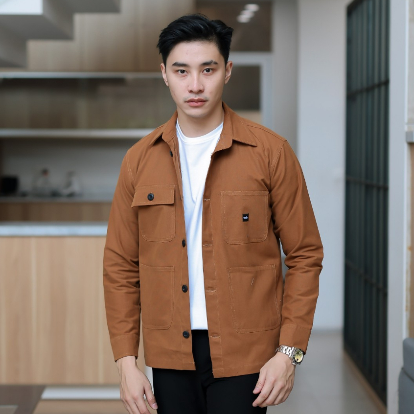 Jual AKN- TRUCKER JACKET WOLV ORIGINAL / JAKET CANVAS PRIA TRENDI ...