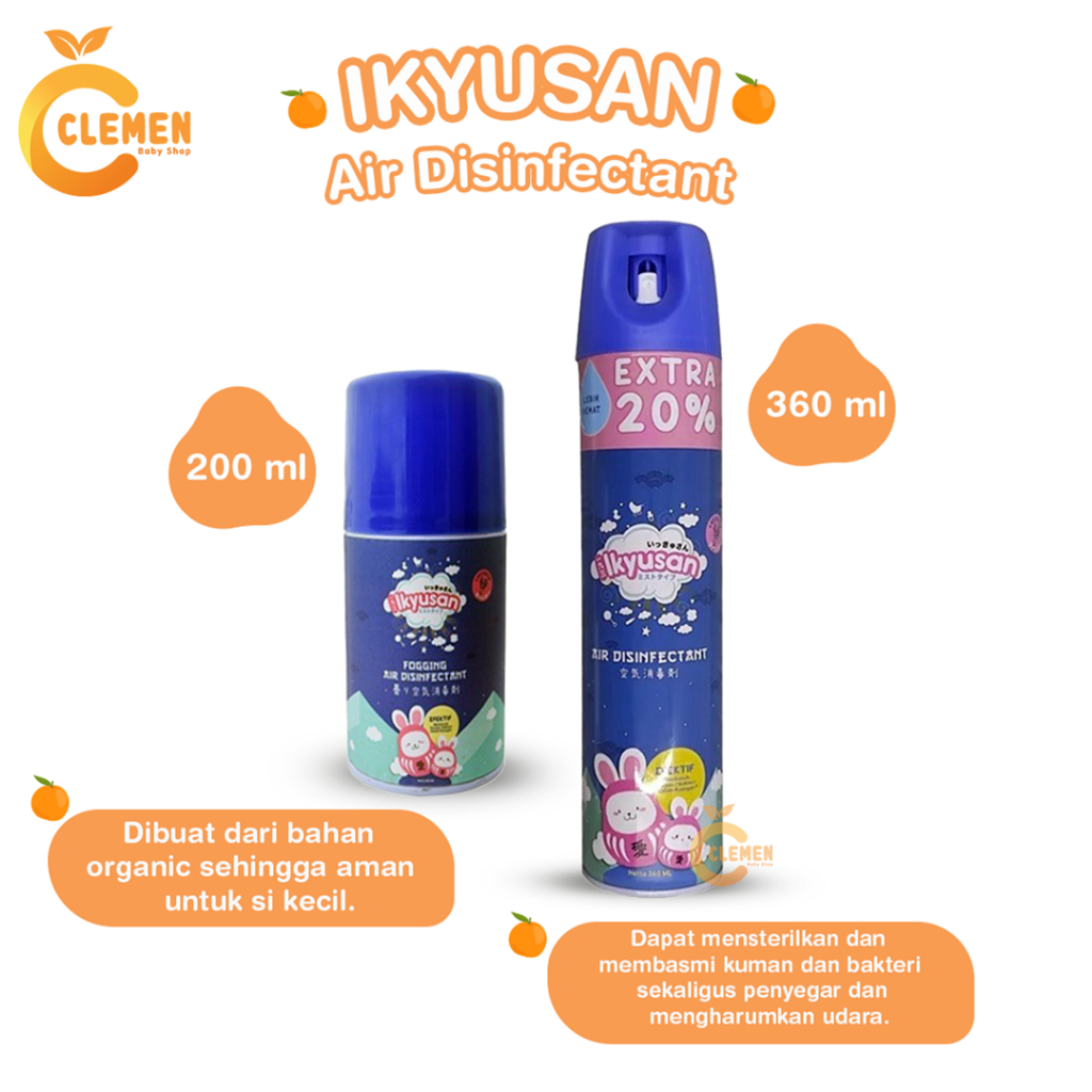 Jual Ikyusan Air Disinfectant (Pembasmi Kuman dan Bakteri) | Shopee ...
