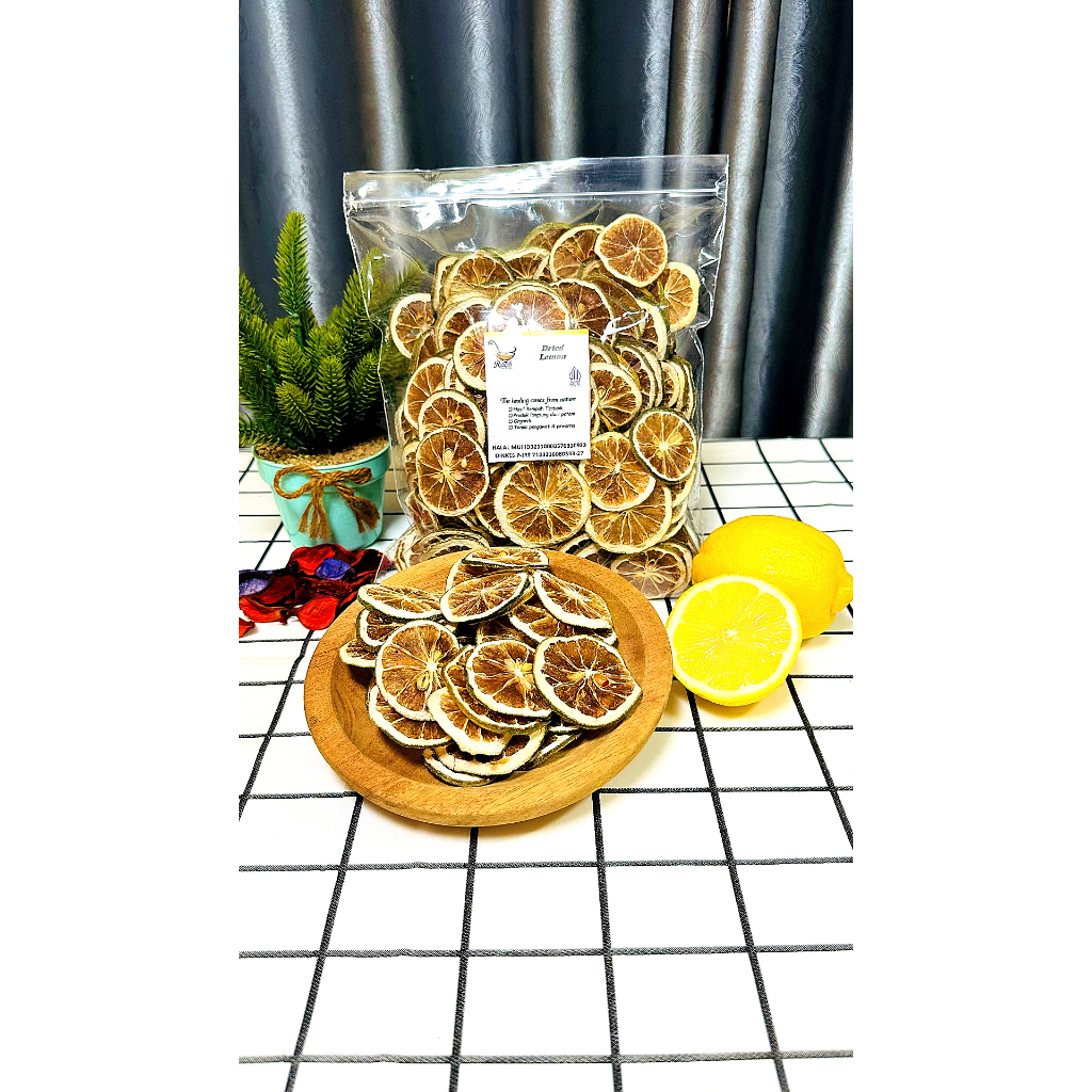 Jual Lemon Kering Iris 500 Gram - Dried Lemon Slice Rempah Bu Risma ...