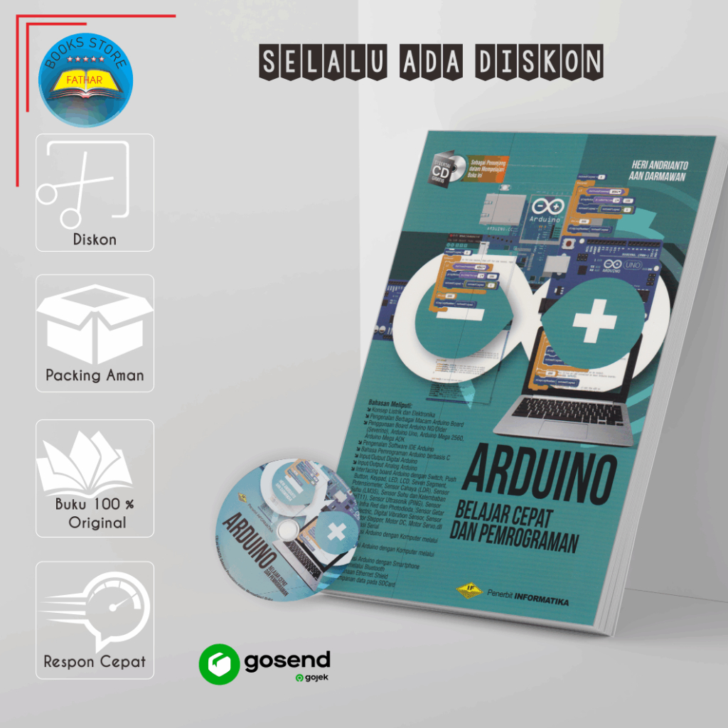 Jual Buku Arduino Belajar Cepat dan Pemrograman tambah cd | Shopee ...