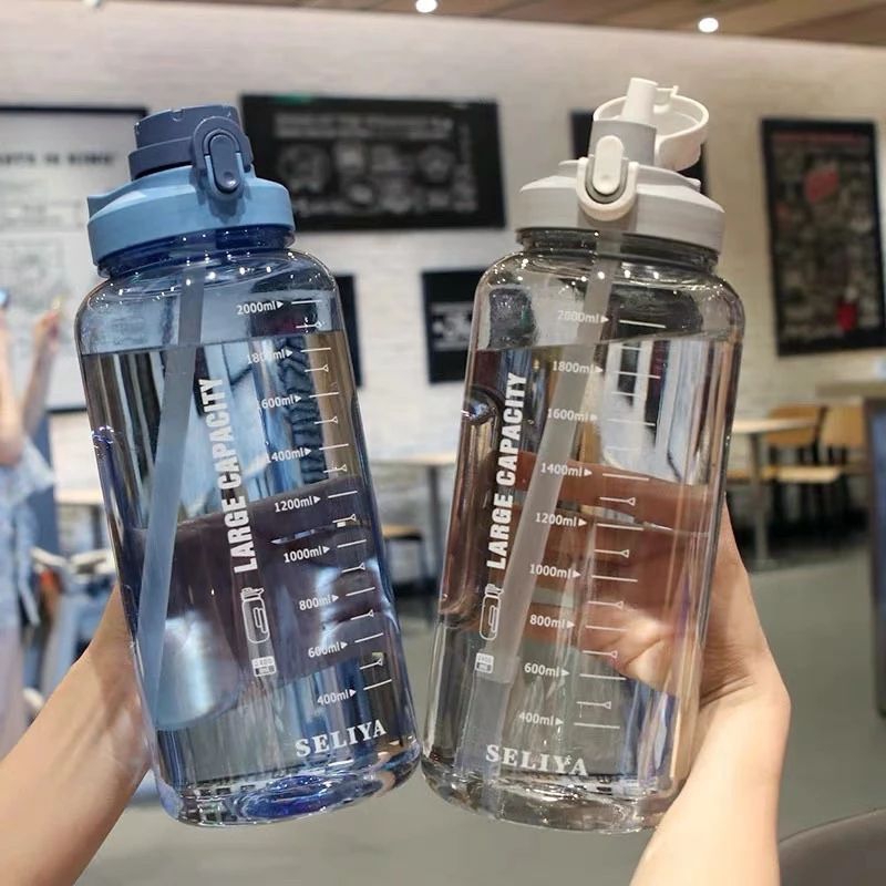 Jual Botol Minum 2400 Ml Dilengkapi Sedotan Botol Merk Seliya Bpa Free ...