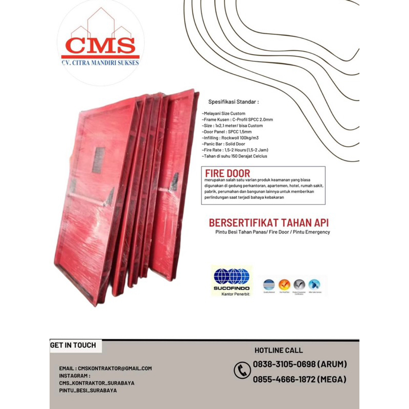 Jual Pintu Besi / Pintu Emergency / Fire Door | Shopee Indonesia