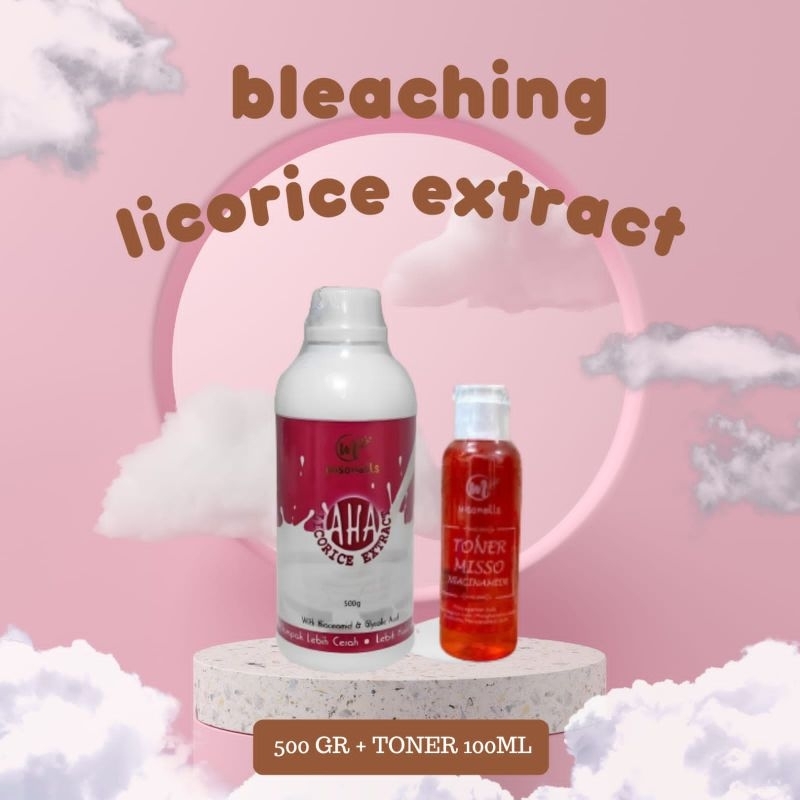 Jual Misonells Bleaching Licorice Extract aha isi 100gr baca deskripsi | Shopee Indonesia