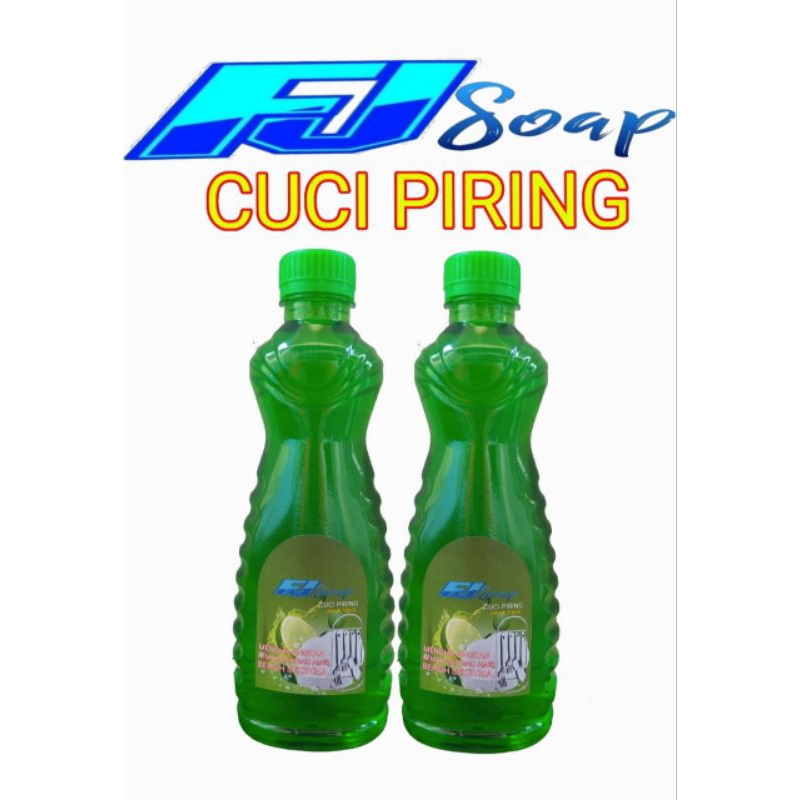 Jual FJ soap Pencuci Piring anti lemak aroma jeruk nipis 450ML | Shopee ...