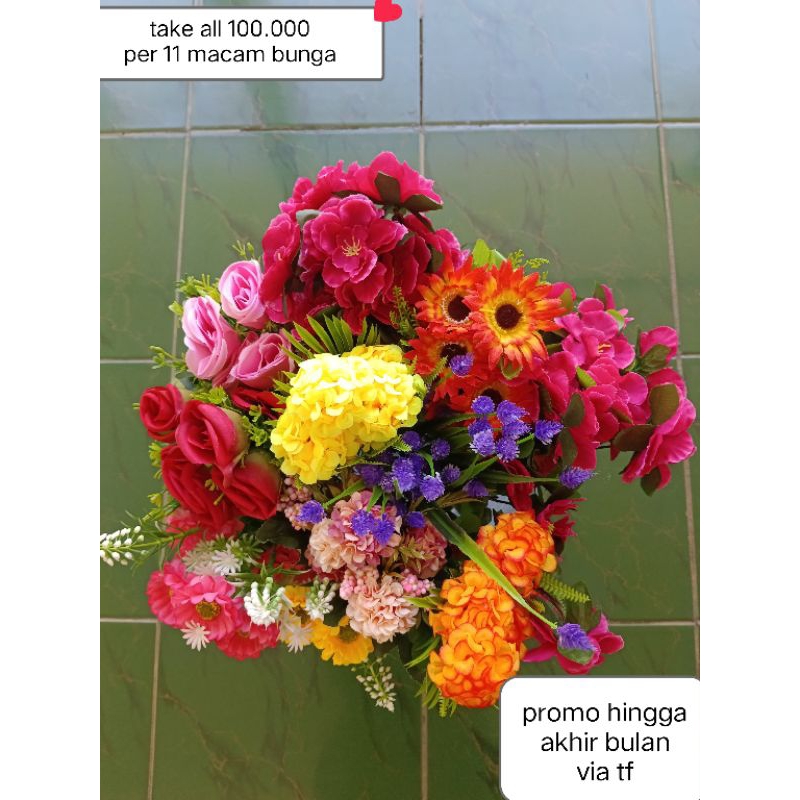 Jual 11 macam bunga bisa pilih ketika llive yaa | Shopee Indonesia