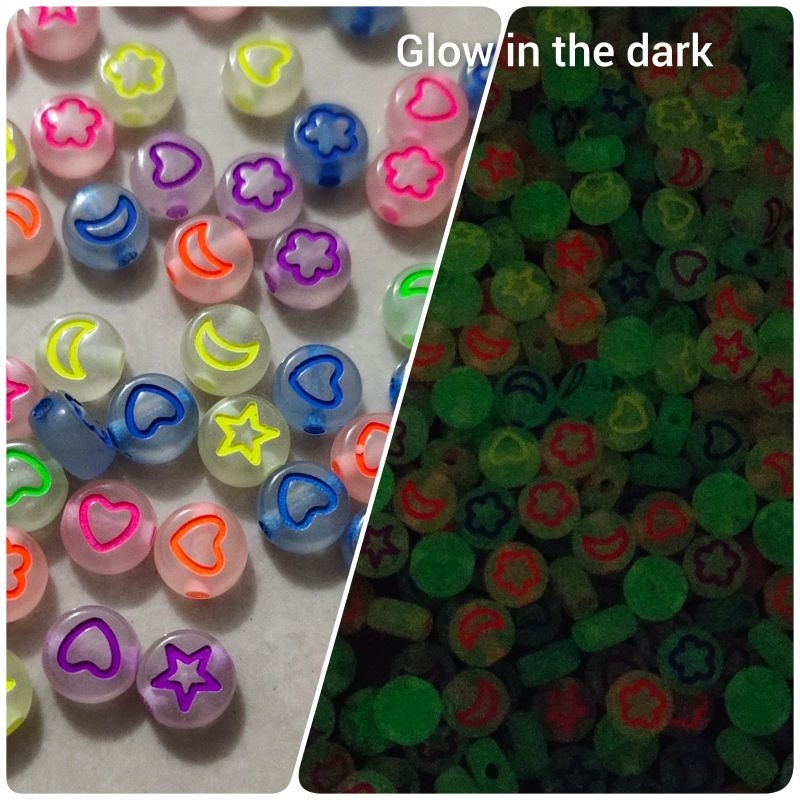 Jual Manik Corak bulan, bintang, bunga, love | Shopee Indonesia