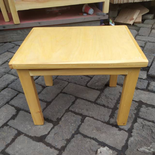 Jual QW / MEJA LESEHAN 40x35x30 / MEJA TRIPLEK DAN JATI BELANDA ...