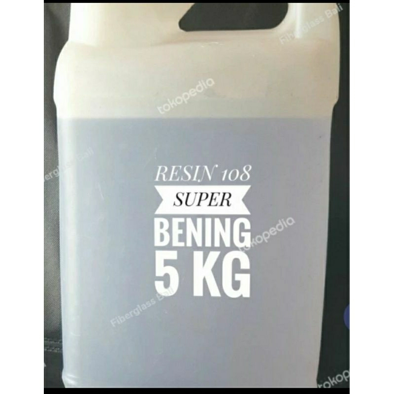Jual Resin Super Bening 108 Yukalac Justus/ Polyester Resin 108 Kemasan ...