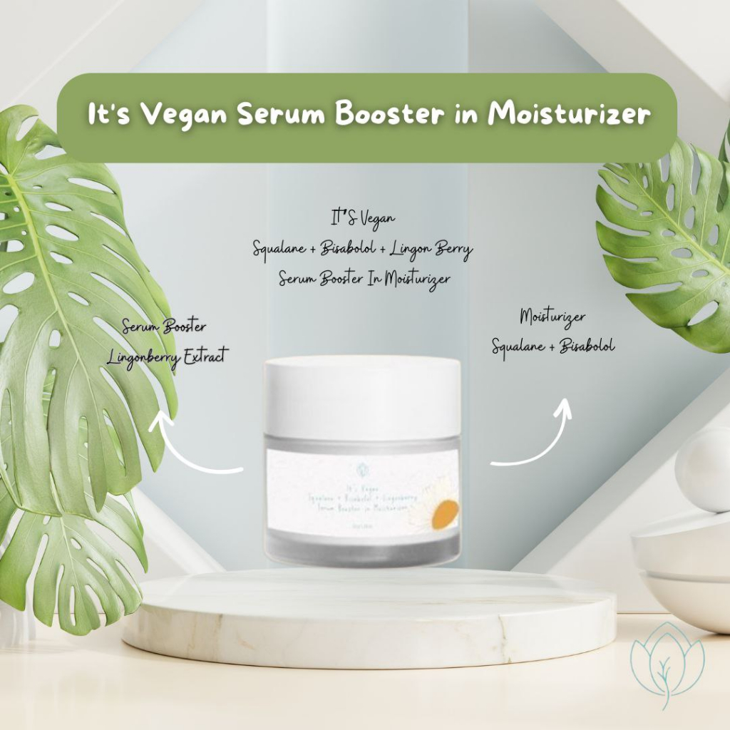 Jual (BISA COD) IT'S VEGAN SQUALANE+BISABOLOL+LINGON BERRY SERUM ...