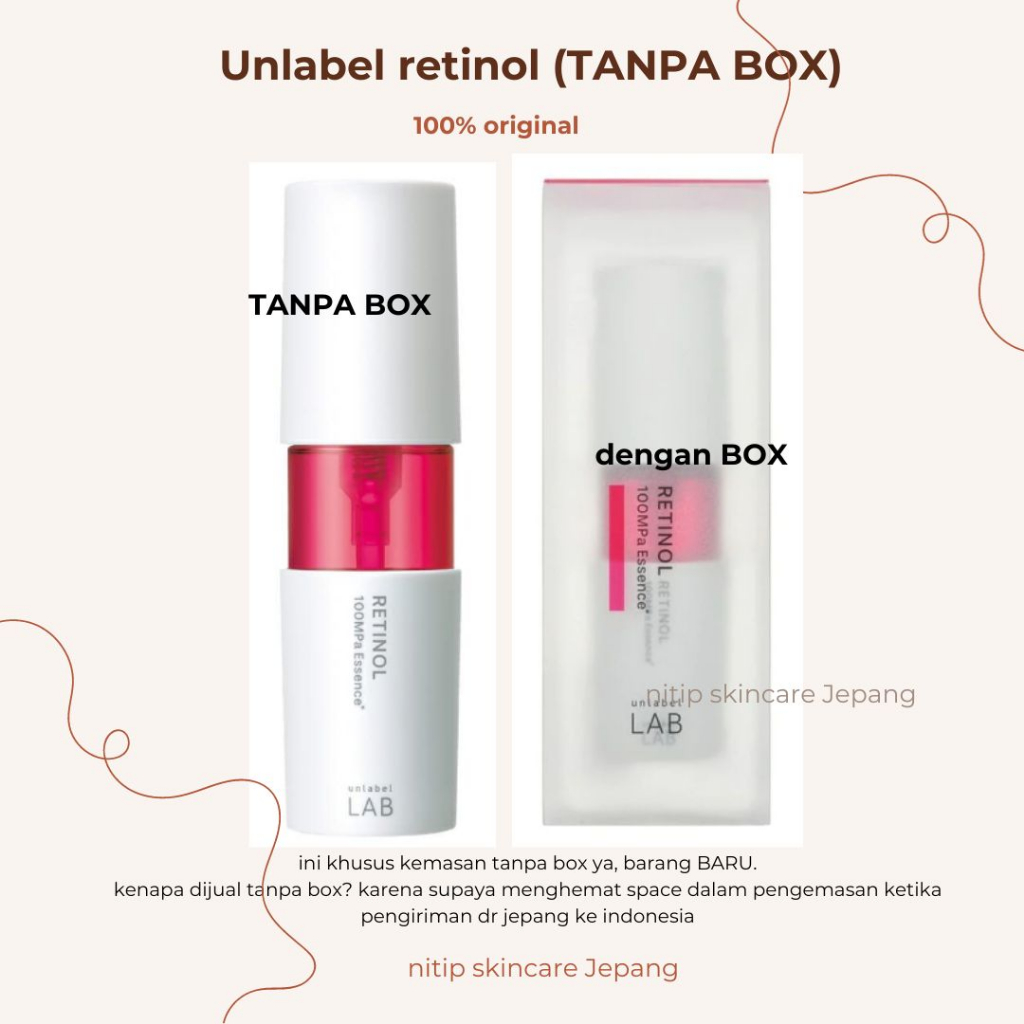Jual unlabel lab vit c essence, retinol dan ceramide original JAPAN ...
