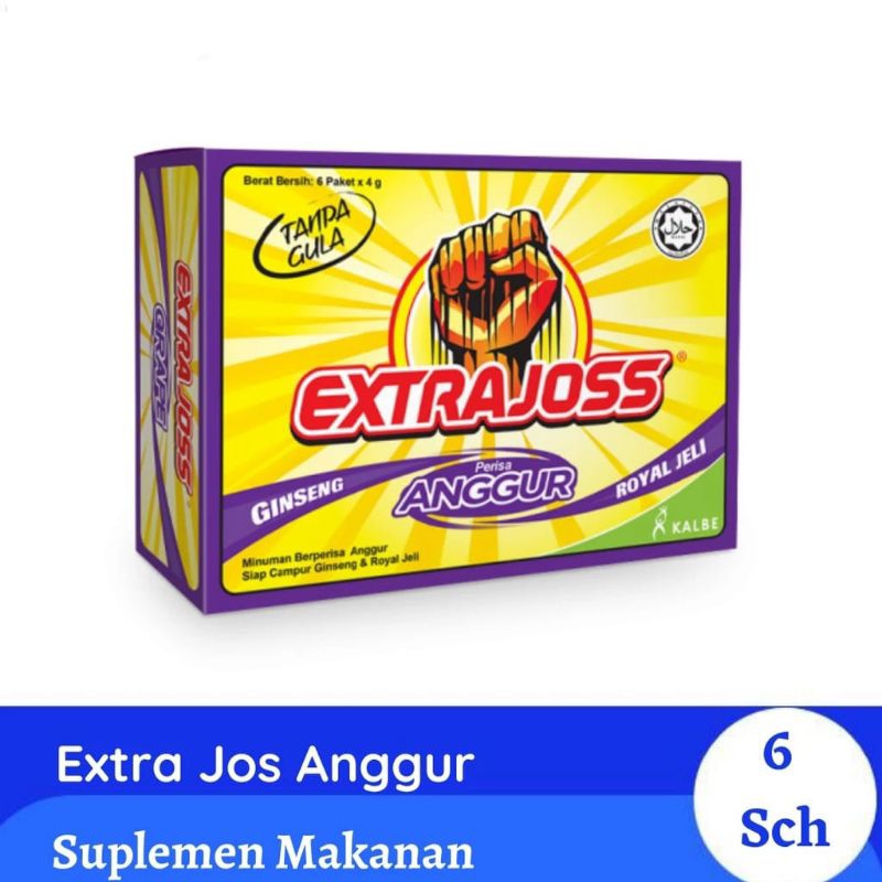 Jual EXTRA JOSS 1 BOX ISI 6 SACHET | Shopee Indonesia