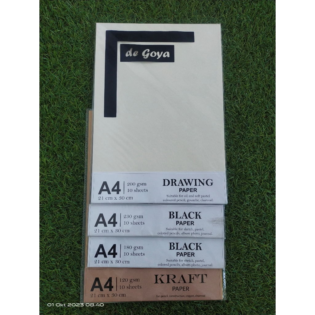 Jual De Goya Paper/kraft paper/scrappaper/scrap Paper/black paper ...
