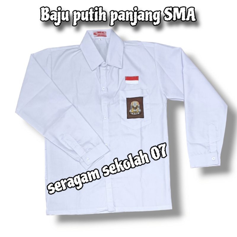 Jual Baju Seragam Sekolah SMA/SMK Lengan Panjang | Shopee Indonesia