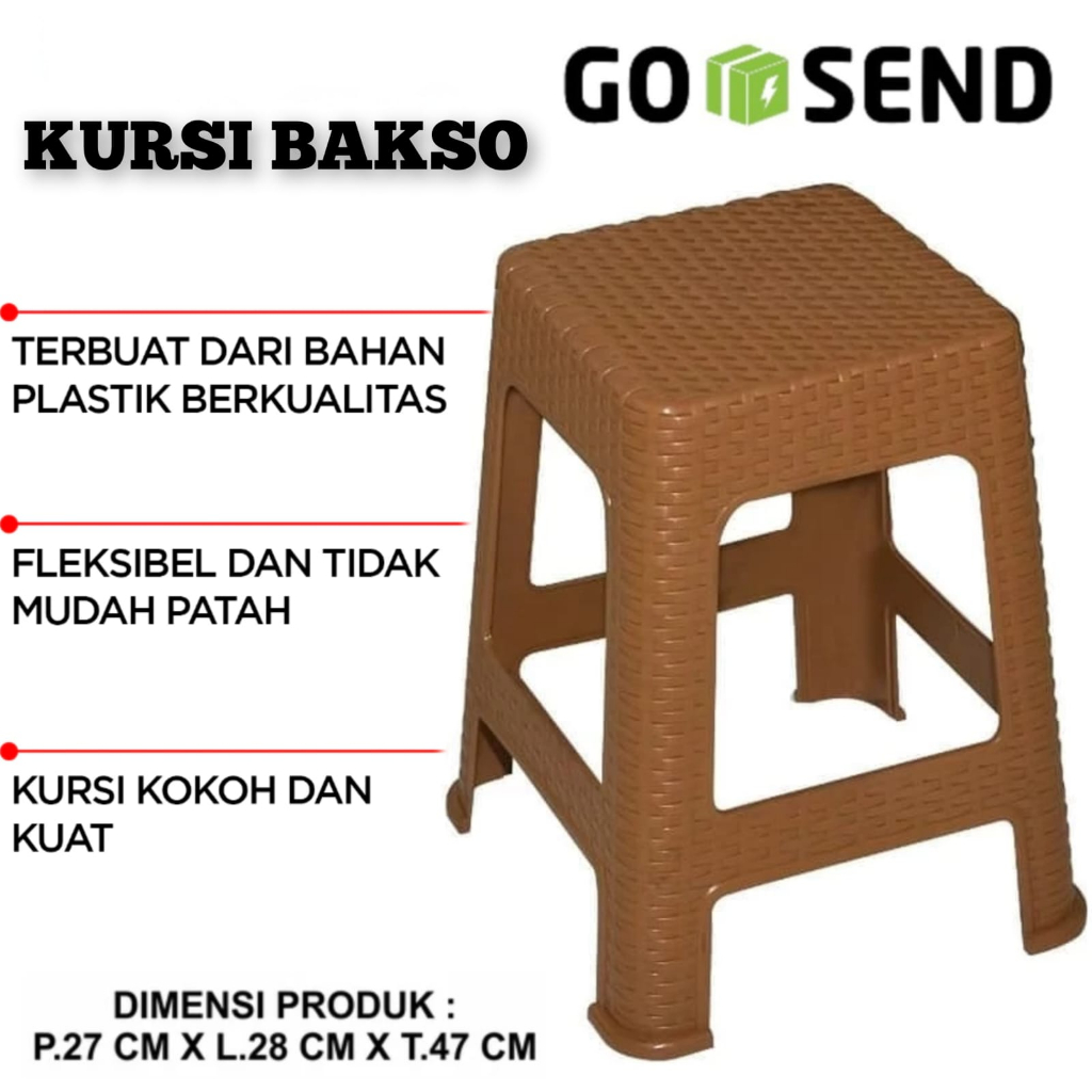 Jual KURSI BASO PLASTIK ANYAM ROTAN TABITHA NYAMAN MURAH | Shopee Indonesia