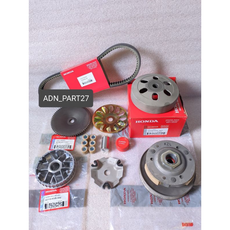 Jual paket cvt (KZL) beat fi/Scoopy fi/spacy fi/Vario 110 fi ( stater ...