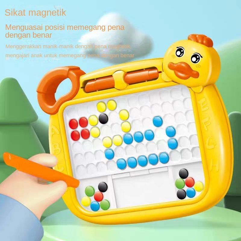Jual NM-132 Mainan anak papan magnet / magnetic board drawing | Shopee ...