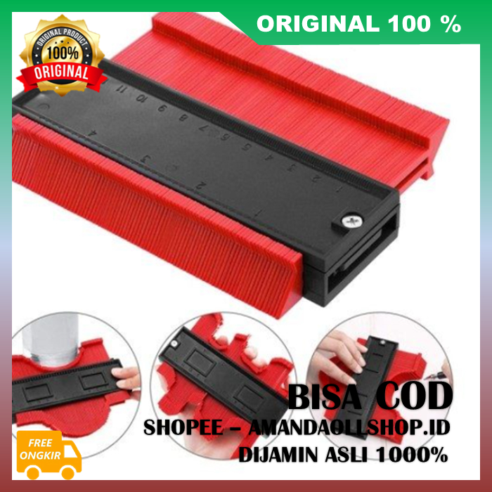 Jual Gauge Measure Duplicator Tools Alat Transfer Bentuk Contour Gauge ...