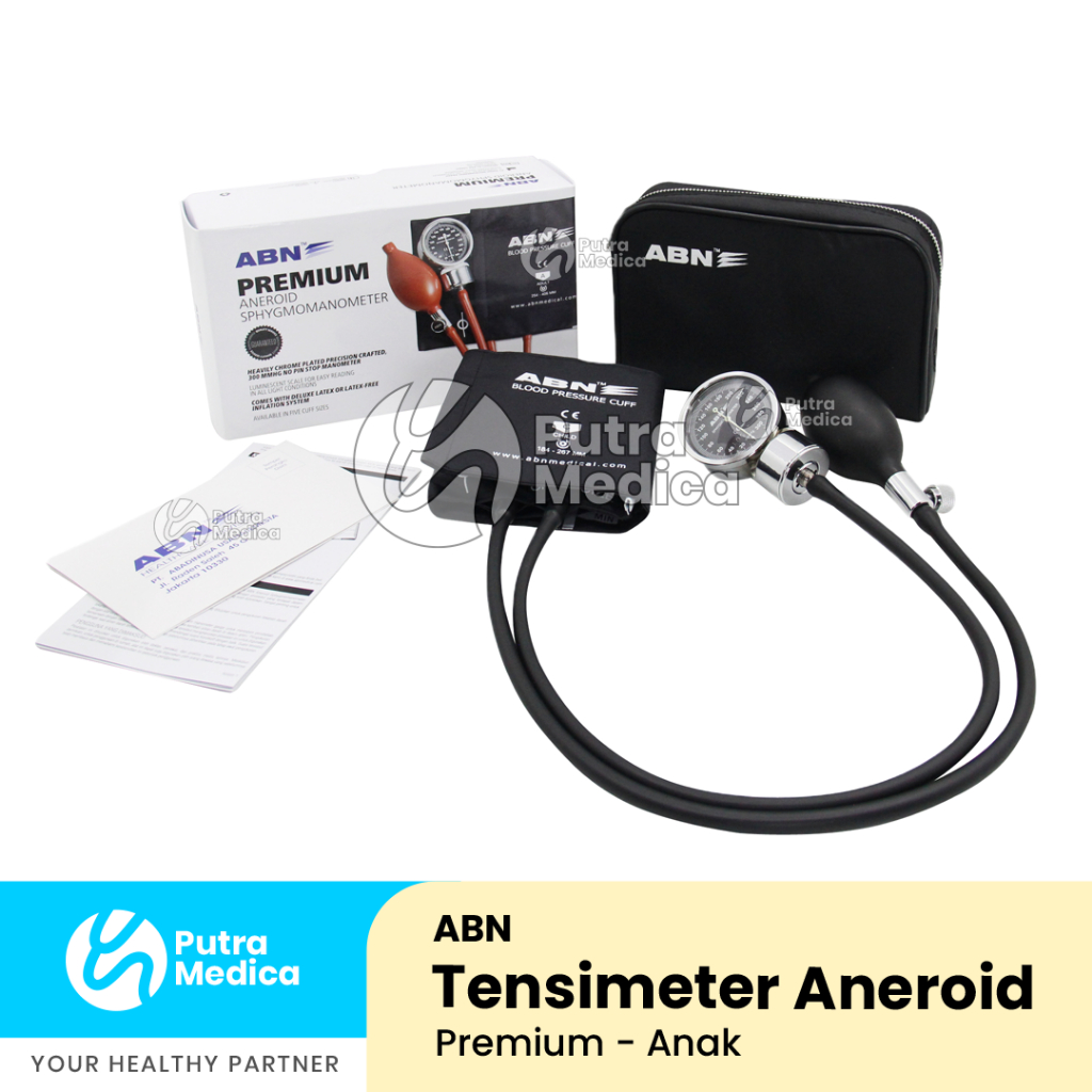 Jual ABN Tensimeter Aneroid Premium / Tensi Jarum Manual Pengukur ...