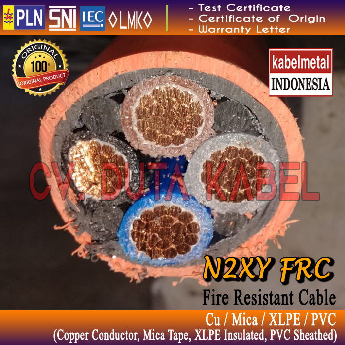 Jual Kabel N2XY FRC 4x50 mm2 KABEL METAL (KMI) /4x50 mm/2 x 50 mm mm2 ...
