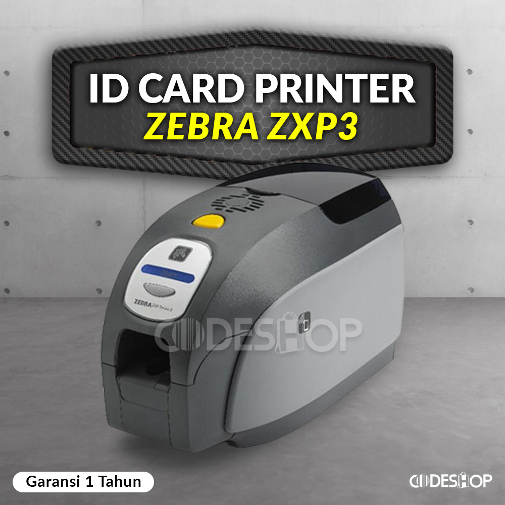 Jual ID Card Printer Zebra ZXP Series 3 ZXP3 Cetak Kartu PVC | Shopee Indonesia