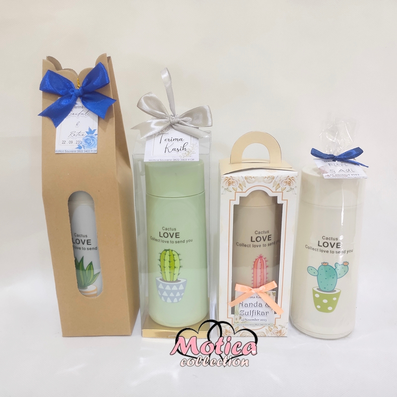 Jual Souvenir Botol Kaktus 420ml Kemas Plastik Mika Box Paperbox ...