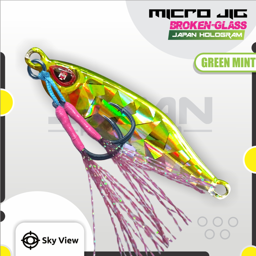 Jual Umpan Micro Jig 10 Gram Double Assist Hook Lure Casting 10g Umpan Pancing Laut | Shopee ...