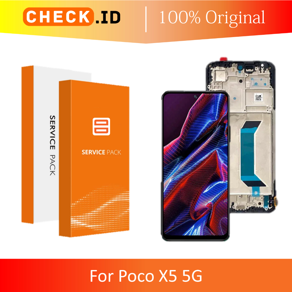 Jual [ CHECK.ID ] LCD + FRAME XIAOMI POCOPHONE POCO X5 5G ORIGINAL ...