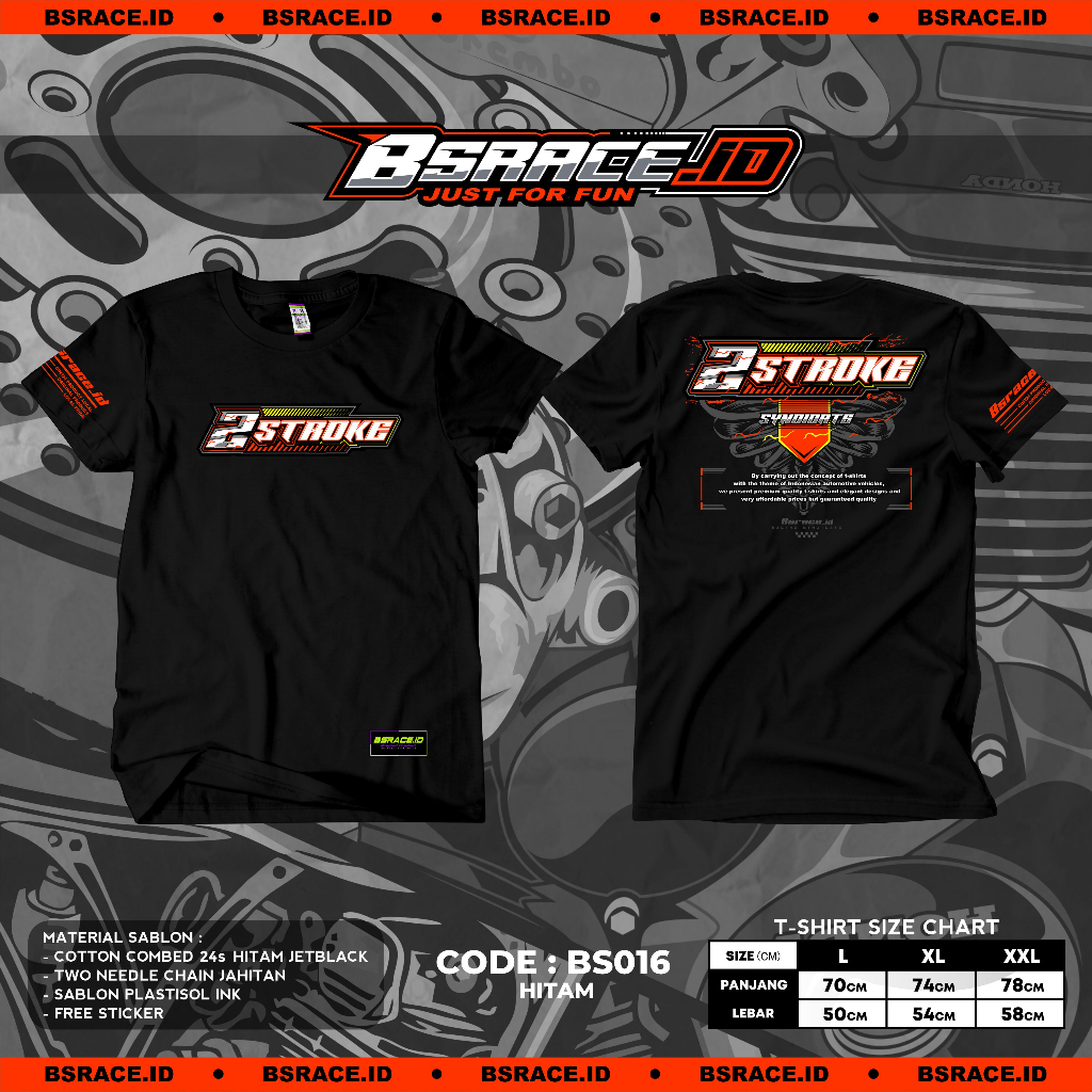 Jual Kaos 2 Stroke Baju 2Tak Kaos Fiz r Kaos Ninja Kaos 2Stroke Ora ...
