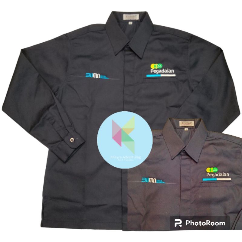Jual kemeja Bumn pegadaian seragam bumn pegadaian baju BUMN pegadaian ...