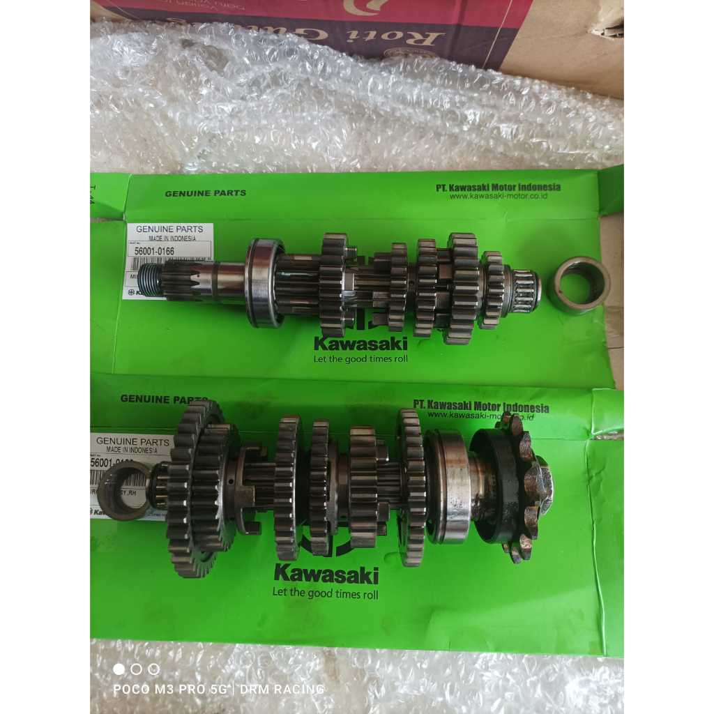Jual Gear Rasio Gigi Rasio Kawasaki Ninja 250FI New Original Copotan ...